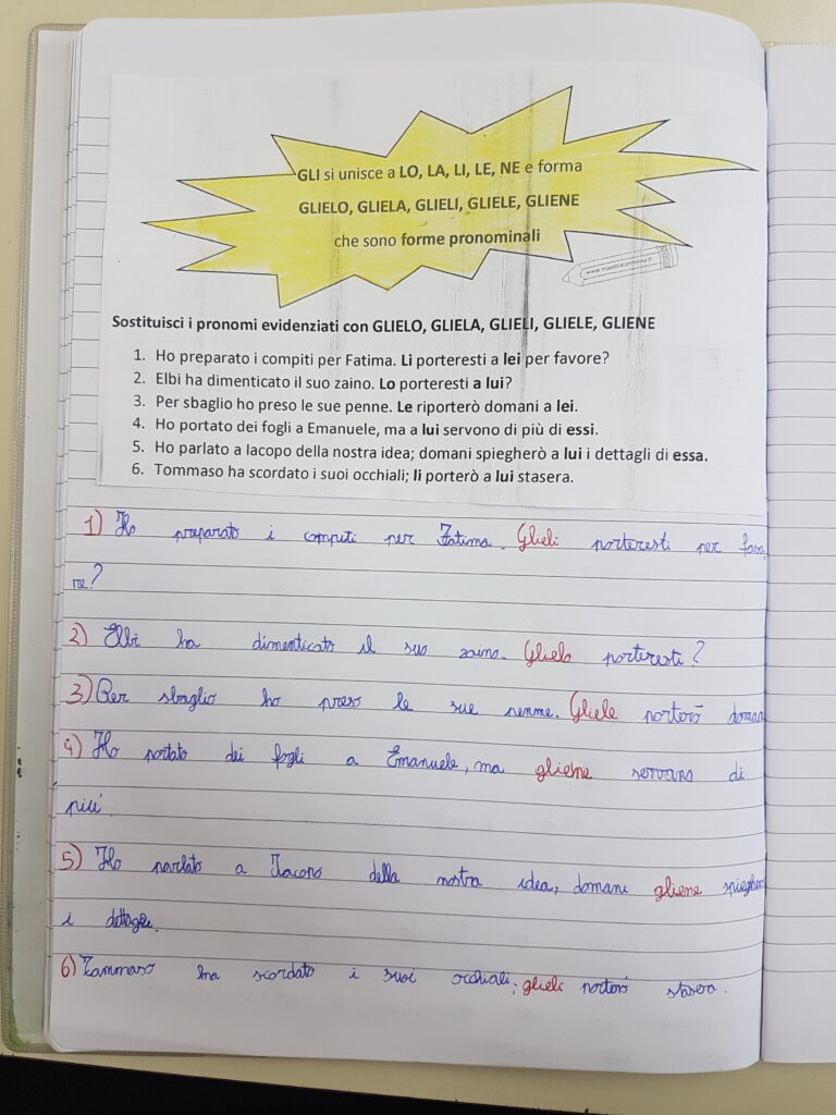 Pronomi personali – Maestra Carmelina